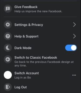 How to Turn On Dark Mode on Facebook for Desktop