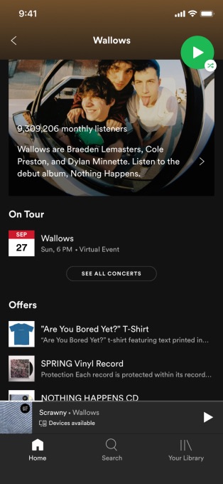 How to Find Virtual Concerts by your Favorite Artists on Spotify