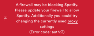 Fix Spotify Error Code 30, 117 or Auth:3 on Mac, Windows 10