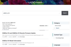 Update Vizio Sound Bar Firmware/Device Software Manually