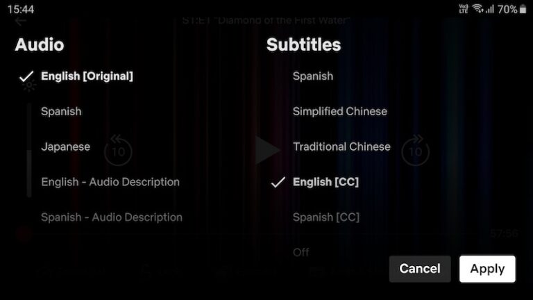How to Turn On or Off Closed Captions & Subtitles on Netflix