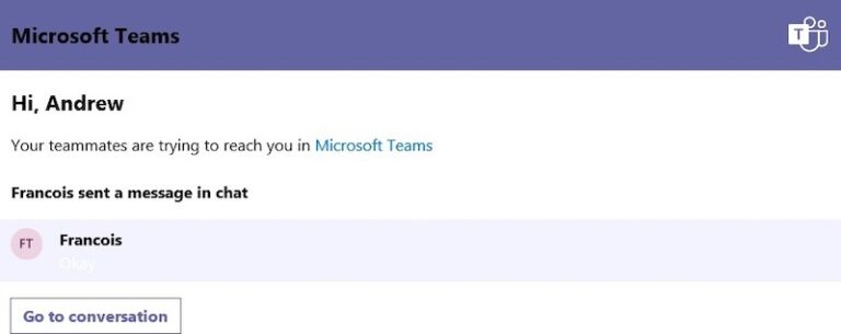 Turn Off Microsoft Teams "Your teammates are trying to reach you"