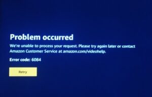How to Fix Amazon Prime Video Error Code 6085 or 6084