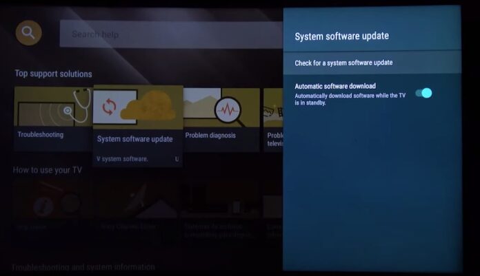 How to Update Sony Bravia Smart TV Software or Firmware