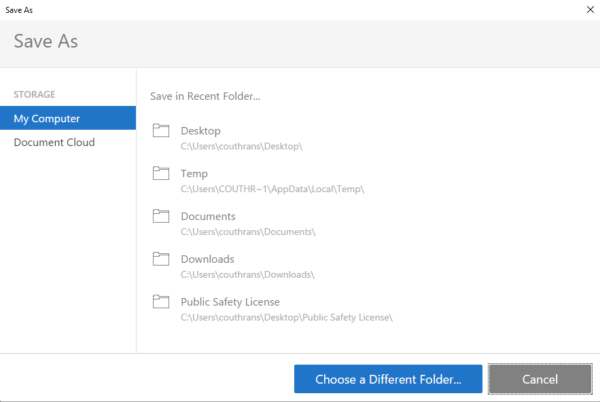 Change Microsoft Office Default Save Location on Windows 10