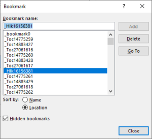 How to Create, Add, Use or Delete Microsoft Word Bookmarks