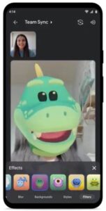 How to Use Video Face Filters on Google Meet Calls/Meetings