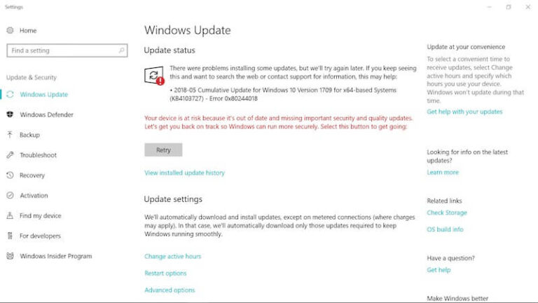 How to Fix Windows 10 Update or MS Store Error 0x80244018