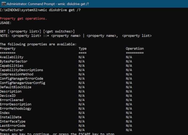 How to Find Hard Disk Drive Model/Serial Number in Windows 10