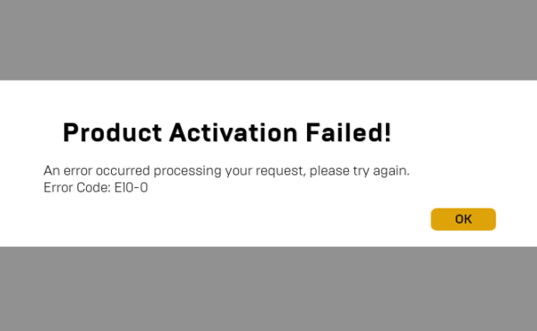 How to Fix Epic Games Store Error Product Activation Failed