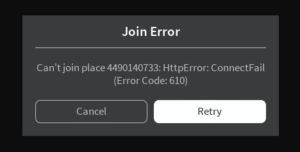 Fix Roblox Error Code 901, 610 or HTTP 400 Bad Request