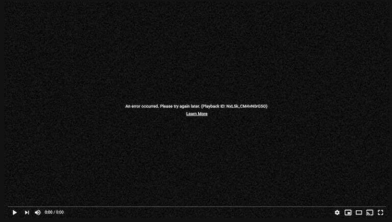 Fix: An Error Occurred Please Try Again Later YouTube Issue