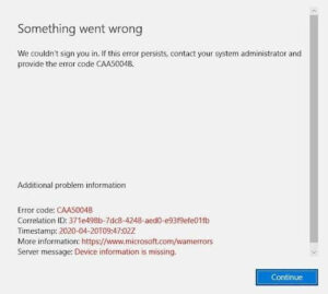 Fix Microsoft Teams Login Error Code CAA5004B or 80070520
