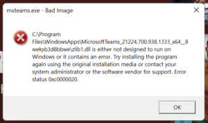 Fix MsTeams.exe Bad Image Microsoft Teams Error in Windows 10/11