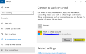How to Remove & Disconnect Work/School Account in Windows 10/11