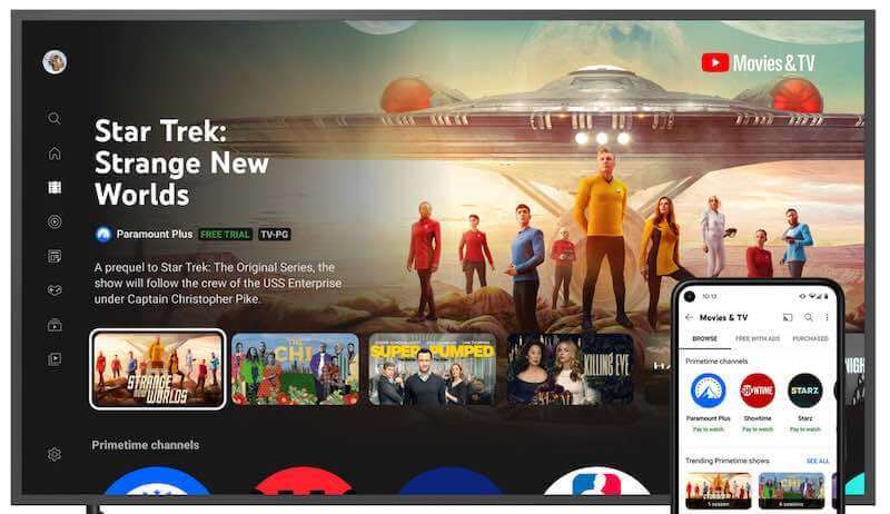 Services to Watch on YouTube Google Primetime Channels