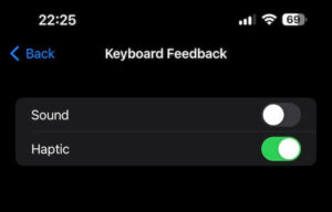 Fix iOS Haptic Keyboard Feedback Not Working on iPhone