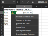 How to Fix Microsoft Excel Not Recognizing Numbers in Cells