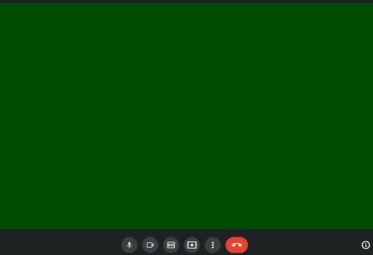 How to Fix Google Meet Camera Black or Green Screen Issue